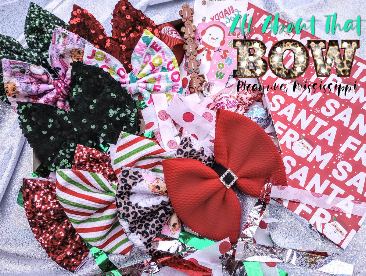 Christmas Bow Box READY TO SHIP – All About That B0W!!